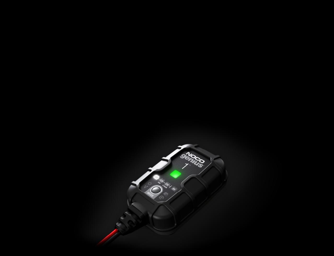NOCO - 1-Amp Smart Battery Charger - GENIUS1