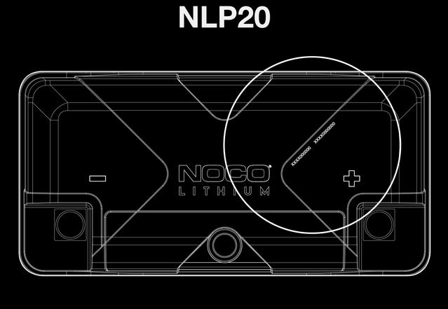 NOCO - Locating the Serial Number on PowerSport Batteries